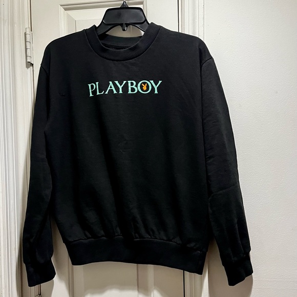 PLAYBOY | Tops | Playboy Crew Neck Sweatshirt | Poshmark